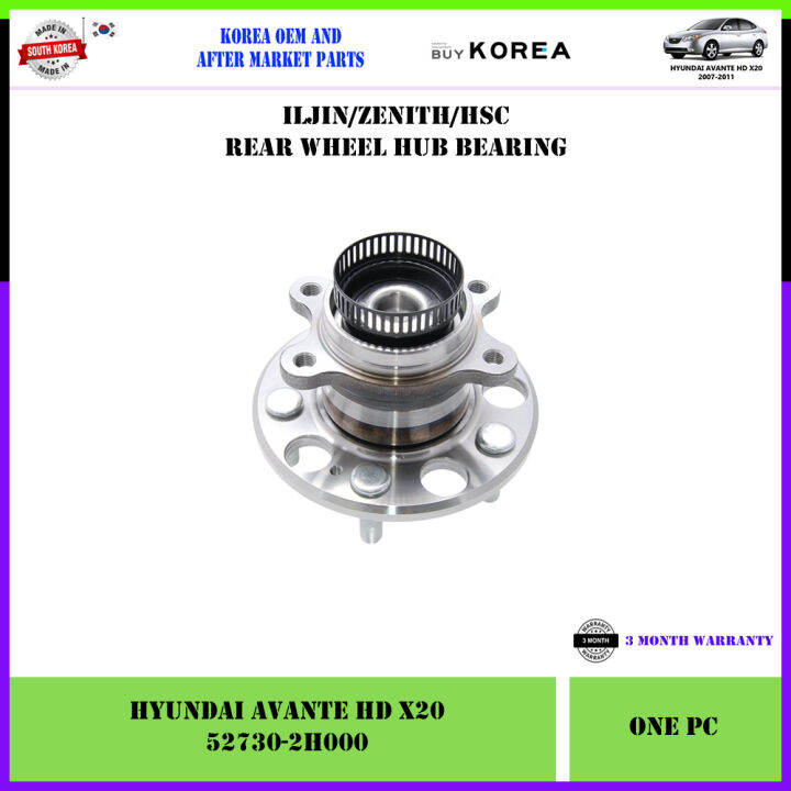 Hyundai Avane HD X20 Rear Korea Aftermarket Wheel Hub Bearing 1pc ...
