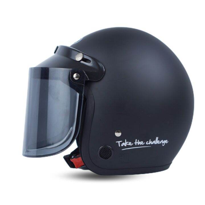 Helm Bogo Rsix Retro Dewasa Warna Hitam Motor Sni | Lazada Indonesia