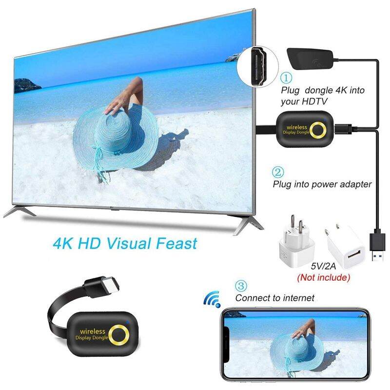 HDMI Wireless Same Screen Device 1080P Supports for ios Multi-Screen ...