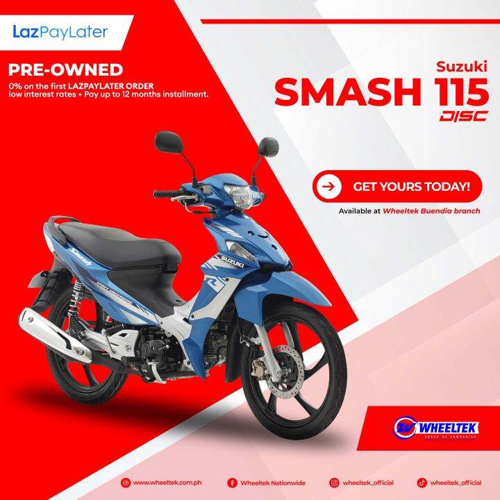 Suzuki SMASH 115 DISC BRAKE 2020 (PRE-OWNED) | Lazada PH