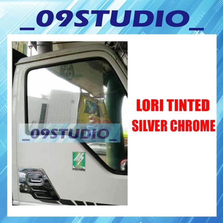 TINTED LORI SILVER BLACK 2PLY SPUTTER TAHAN PANAS UV99 IR80-90/ Tinted KILAT/UNTUK SEMUA LORI ...