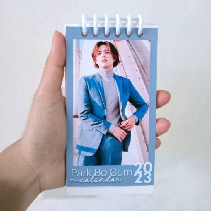 dc042rofi354 Park Bo Gum 2023 Calendar Mini Desk Calendar Park Bo Gum Merchandise Oppa Kdrama ...