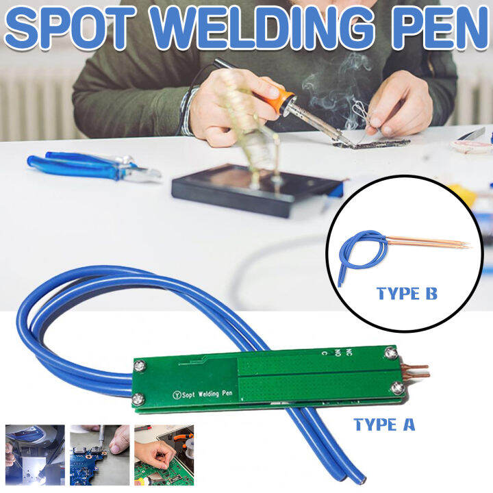 Handheld Spot Welder 18650 Battery Spot Welding Pen DIY Integrated ... Handheld Spot Welder 18650 Battery Spot Welding Pen DIY Integrated ...