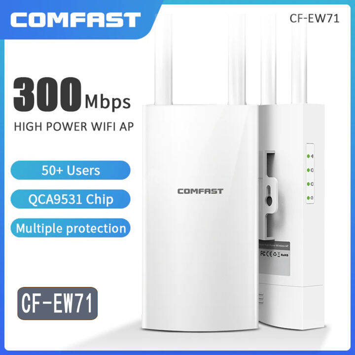 Comfast CF-EW71 300Mbp Outdoor AP CPE WiFi Router 360-Degree ...