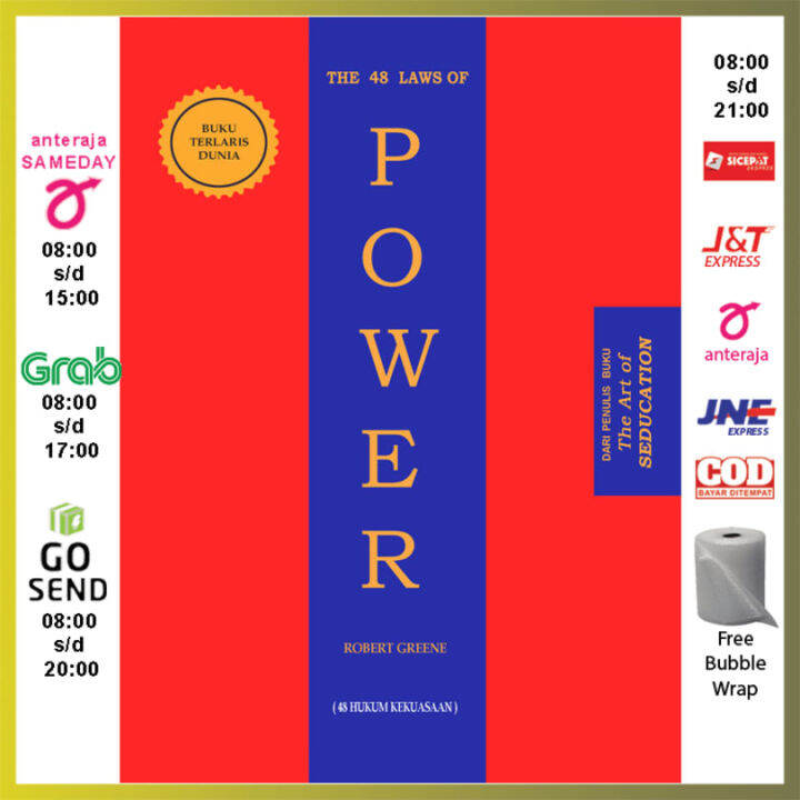 The 48 Laws of Power by Robert Greene (INDONESIA) | Lazada Indonesia