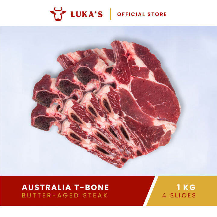 Australian T-Bone Butter-Aged Steak 1kg (4 slices) | Lazada PH