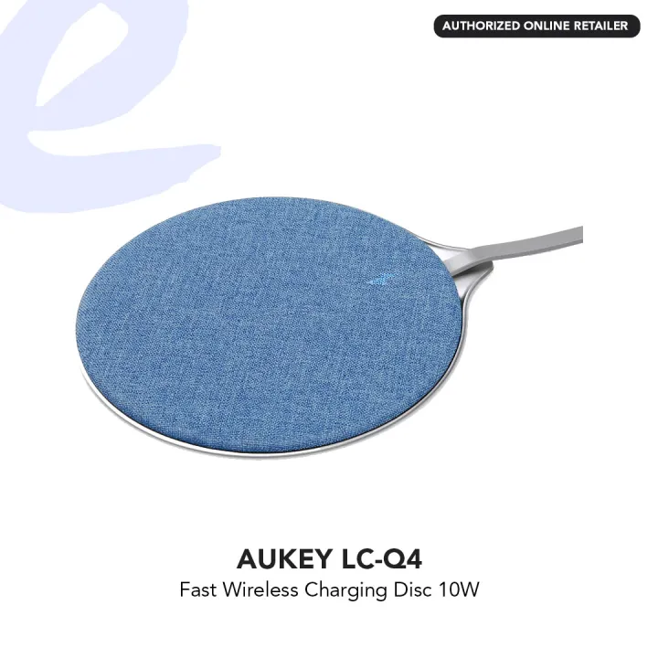 AUKEY LC-Q4 Fast Wireless Charging Disc 10W | Lazada PH