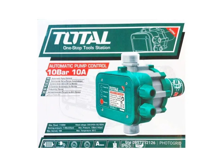 TOTAL TWPS101สวิทซ์ควบคุมปั๊มน้ำอัตโนมัติ อุปกรณ์ควบคุมแรงดันปั๊มน้ำ ...