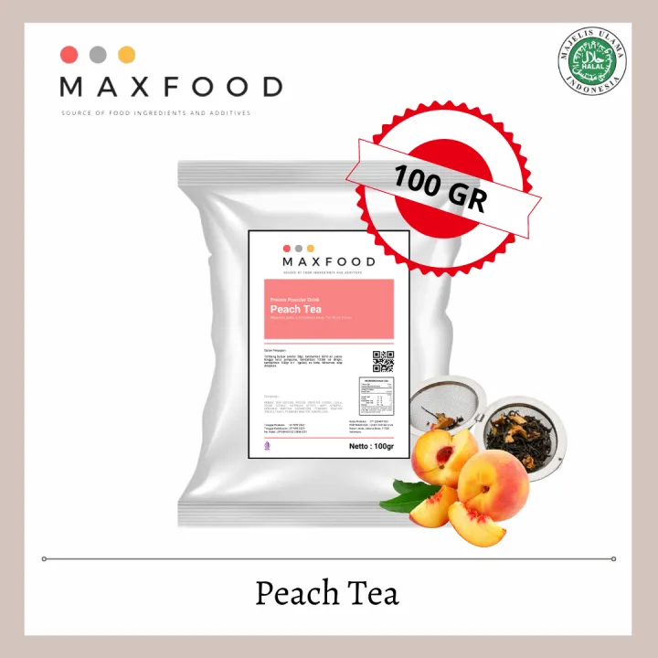 PEACH TEA / BUBUK MINUMAN TEH RASA PERSIK 100 GRAM | Lazada Indonesia