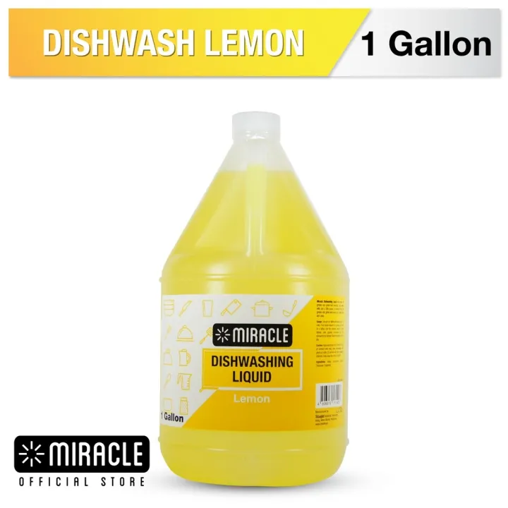 Miracle Clean Dishwashing Liquid Lemon 1 Gallon | Lazada PH