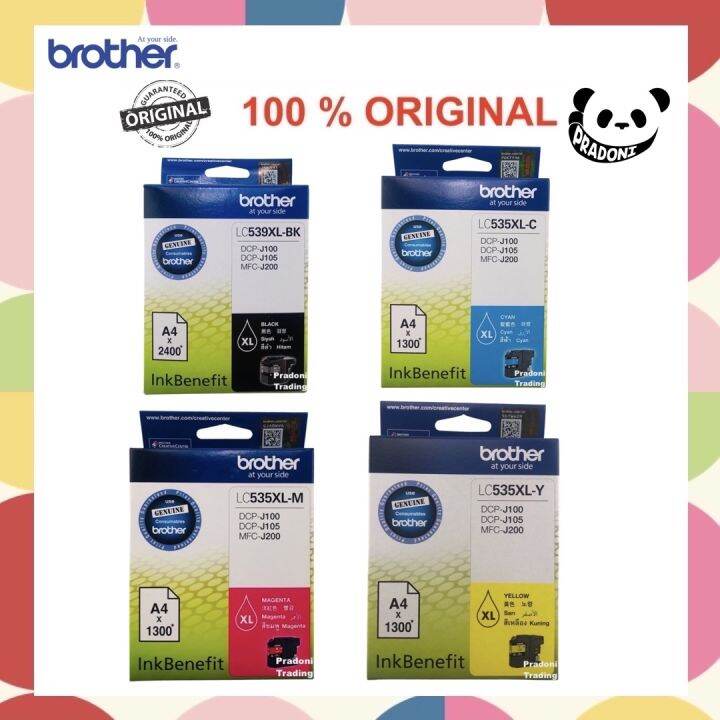 Original Brother Ink Cartridge for DCP - J100 / DCP - J105 / MFC - J200 ...