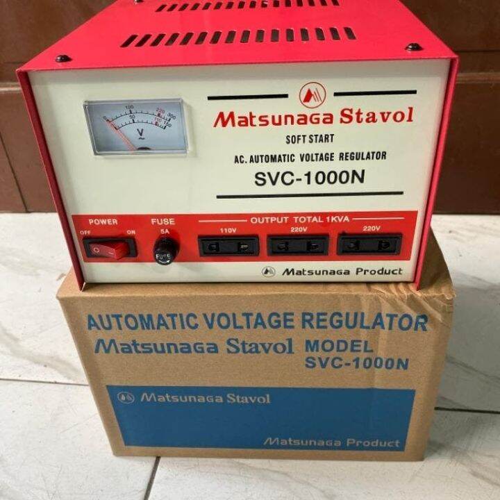 Stabilizer Matsunaga 1000watt 1000 Watt 1000w Stavol SVC-1000N | Lazada Indonesia