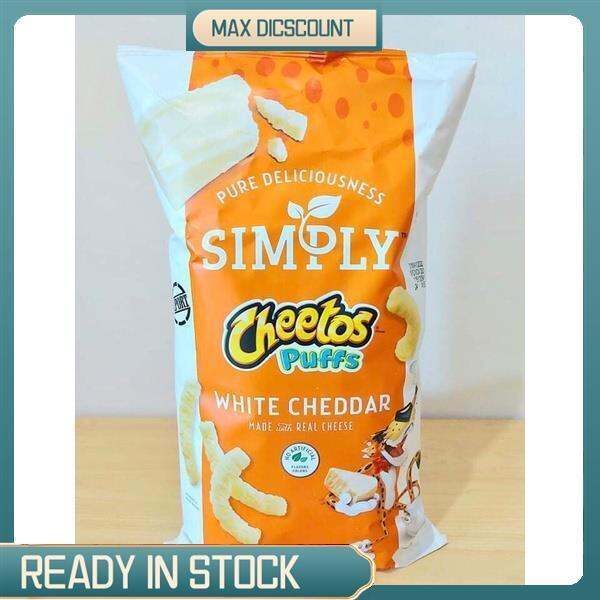 Cheetos Simply Puffs White Cheddar Cheese Flavored Snacks 226.8g | Lazada PH