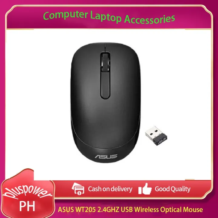 ASUS WT205 2.4GHZ USB Wireless Optical Mouse Mice With Wireless ...