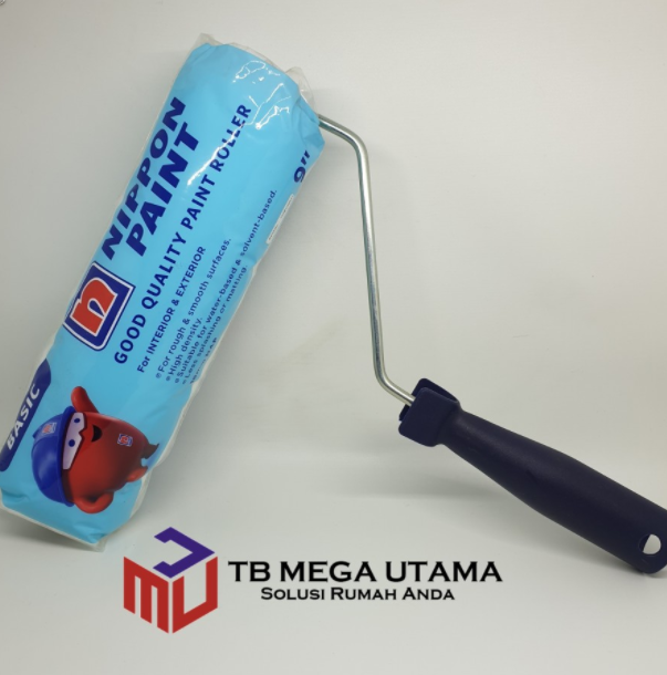 Roller Cat Nippon Paint Basic 9" | Kuas Roll Besar Cat Tembok dan ...