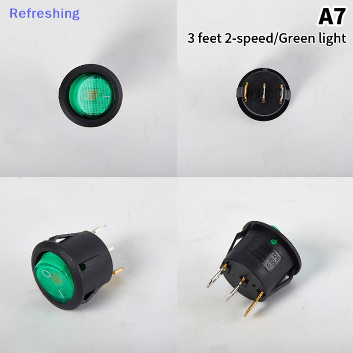 🔥Refreshing High Quality Boat Switch Waterproof Boat Round Rocker Power ...