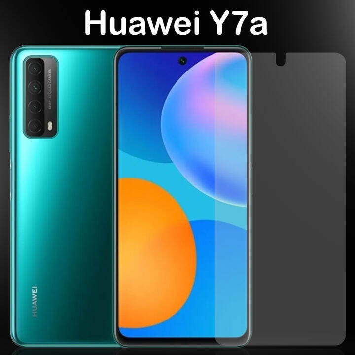 ฟิล์มกระจก นิรภัย เต็มจอ กาวเต็มแผ่น แบบด้าน หัวเว่ย วาย7เอ Huawei Y7a ...