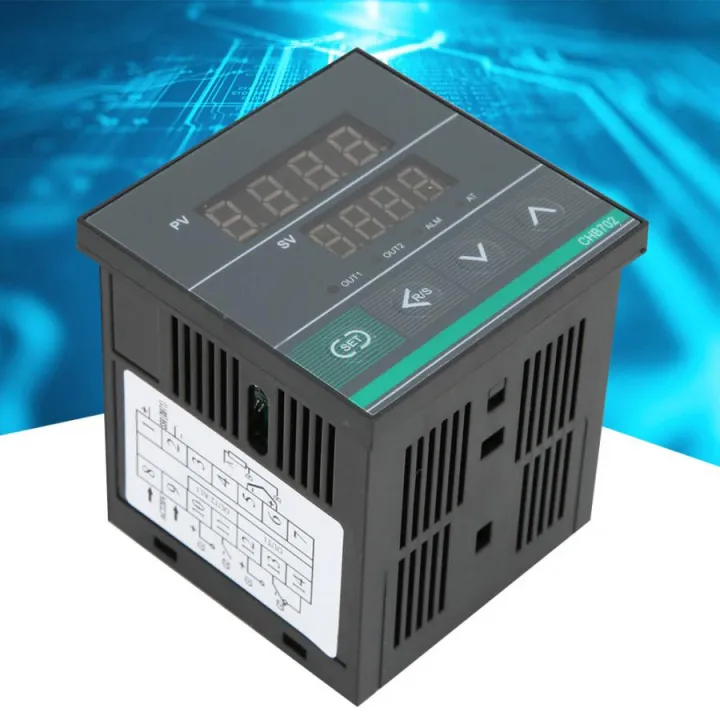 Thermostat BERM CHB702 Thermostat Intelligent Digital Display Temperature Controller Relay/SSR ...