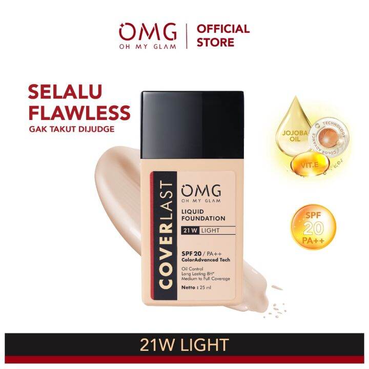 omg liquid foundation light | Lazada Indonesia