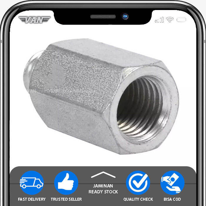 Baut Converter ulir M16 Female ke M14 Male Spindel Adapter M16 ke M14 ...