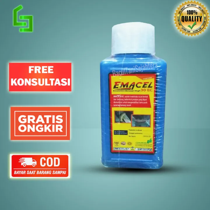 EMACEL 30 EC 250 ML INSEKTISIDA mencegah penggorok daun Liriomyza ...