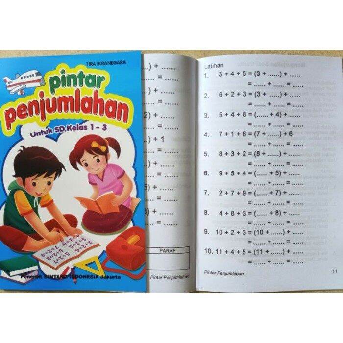 Buku pintar penjumlahan untuk SD kelas 1-3 ORIGINAL HVS | Lazada Indonesia