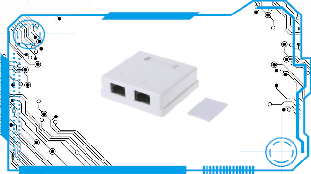 RJ45 Modular Box Cat5, Cat6 Junction Box(2 Ports) | Lazada PH