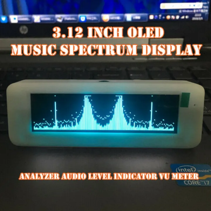 20HZ ~ 20KHZ Digital Audio Spectrum Analyzer แสดงผล1P Music Spectrum VU Meter | Lazada.co.th