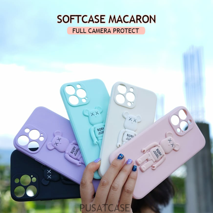 Softcase Macaron Realme Camera Protection KWS - For Type Realme C11 C20 ...