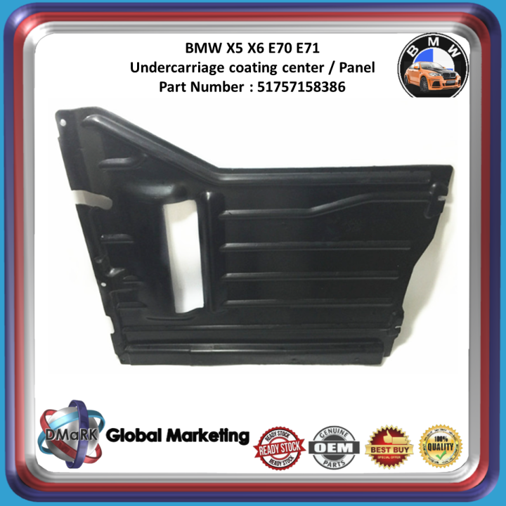 51757158386 BMW X5 X6 E70 E71 Undercarriage coating center / Panel | Lazada