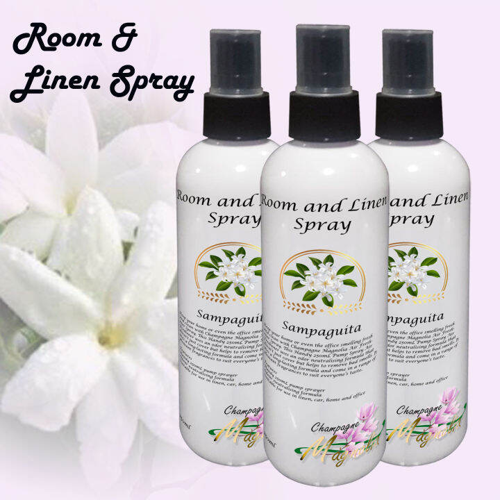 Champagne Magnolia Room & Linen Spray Sampaguita Scent - 250ml | Lazada PH
