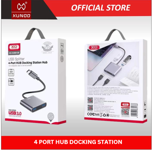 XO-HUB012 4-PORT USB Docking Station HUB | Lazada PH