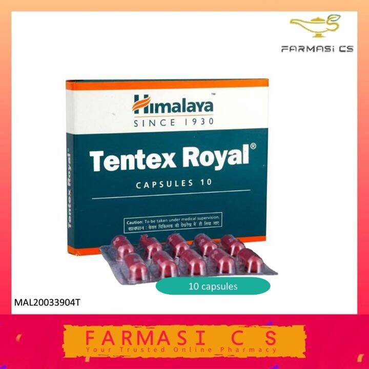 Promo Himalaya Tentex Royal 10 Capsules Exp 01 2025 [ For Men Relieves
