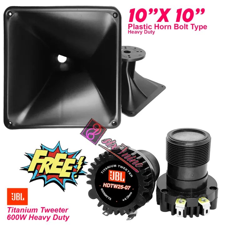 10 X 10 Inches Plastic Horn Bolt Type For Tweeter/Driver Unit With JBL ...