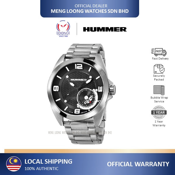 HUMMER HM1004-1330 Quartz Stainless Steel Jam Lelaki Men Watches 100% ...