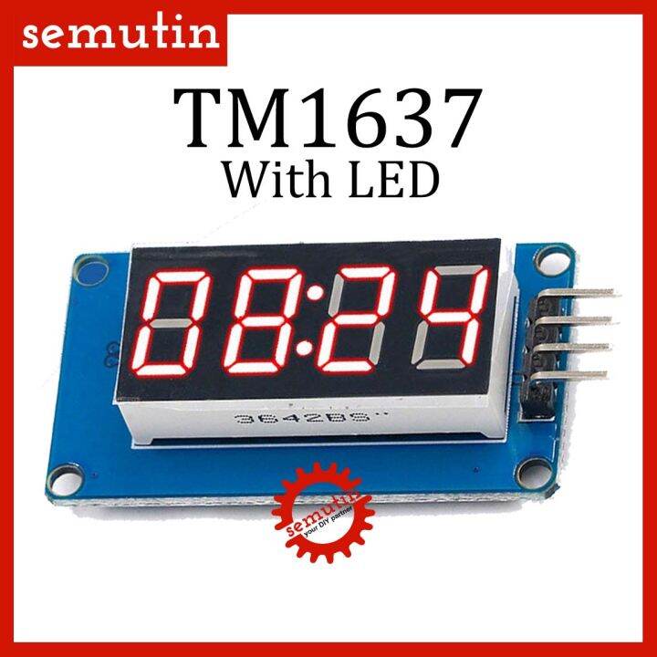 TM1637 LED / Module 4 Bits Digital Tube Digit Bits Seven Arduino Raspberry Pi | Lazada Indonesia
