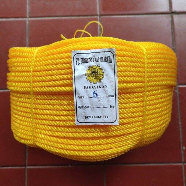 Tali Tambang kecil 6 mm RODA IKAN / FUMINDO (FO) ±200 METER | Lazada Indonesia