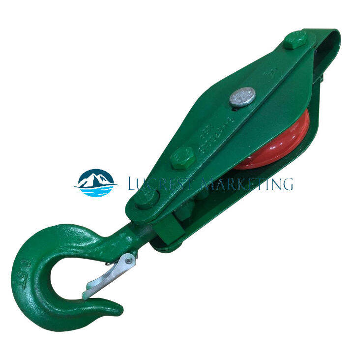 S-Ks Tools PBS-3 inch Single Sheave Pulley Block Closed Type (Green ...