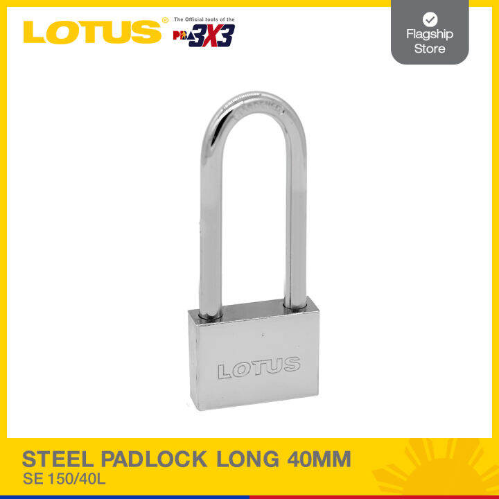 Lotus Steel Padlock 40MM | 50MM | 60MM | Long 40MM - Door Hardware ...