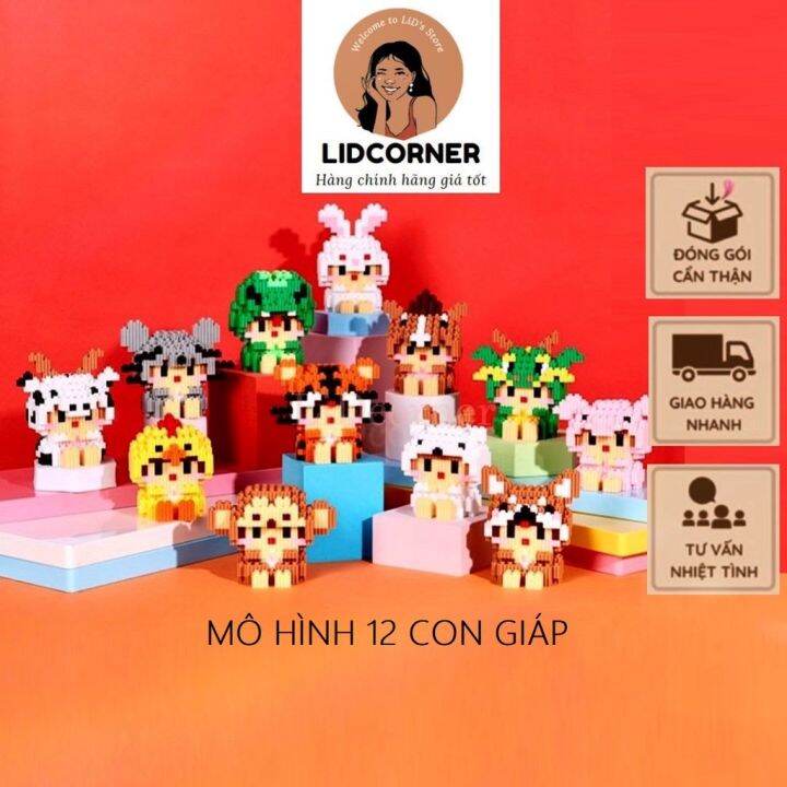 Mô hình lắp ráp 12 con giáp, Mô hình lắp ráp 12 cung hoàng đạo (mua 5 ...