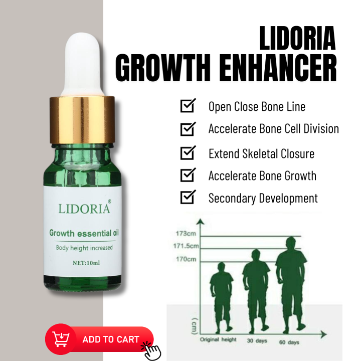 ORIGINAL LIDORIA Height Growth Essential Oil Original Herbal Foot ...