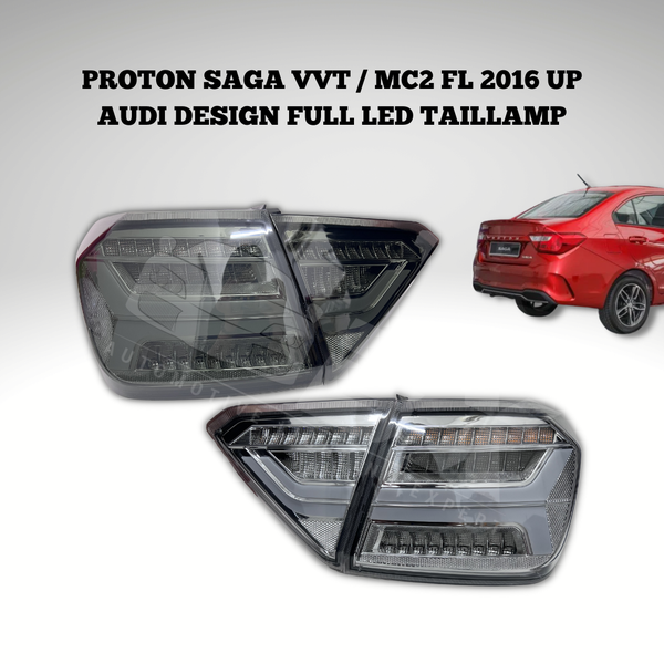 Proton Saga Vvt / Mc2 2016 up -- LED Tail Lamp (Audi Design) | Lazada