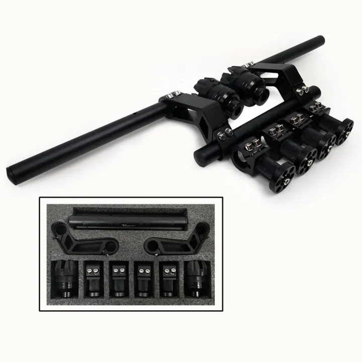 1 Set 3 in 1 CNC Alloy Transformer Plate Holder Handle Bar Universal ...
