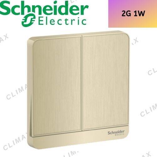 Schneider AvatarOn 2G 1W Switch - Metal Gold Hairline | Lazada