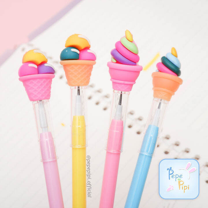 Pensil Susun / Peluru Ice Cream G-218-6 Kuning Lantu Benzia Bensia isi ...