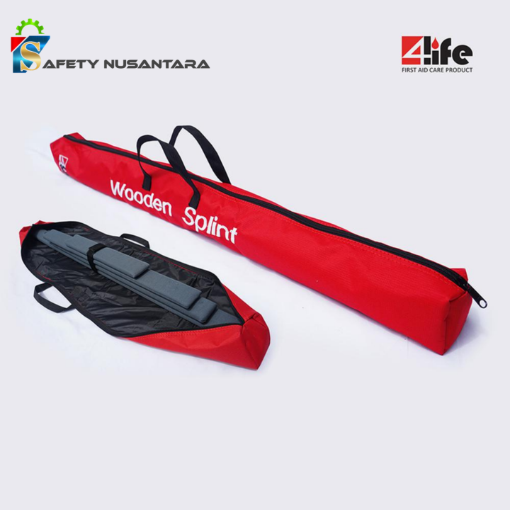 Bidai Patah Tulang 1 Set Papan Spalk 4life Wooden Splint | Lazada Indonesia