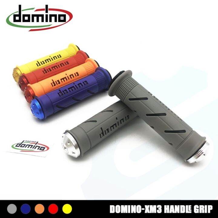 Domino Xm3 Handle Grip With Bar End Sticker Color Surfy Motorcycle Made ...