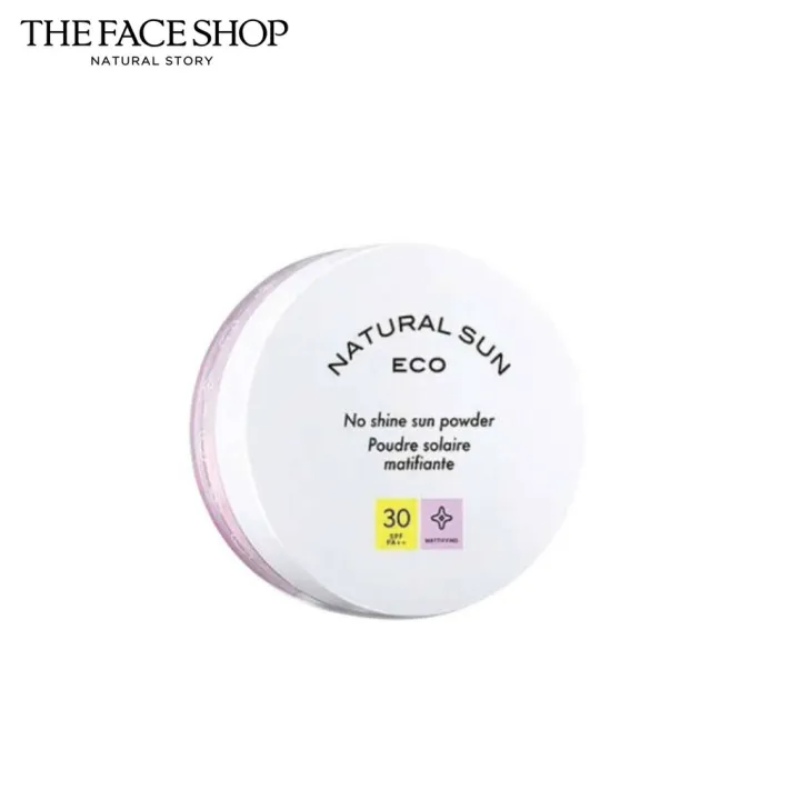 Factory direct sales The Face Shop Natural Sun Eco No Shine Sun Powder ...