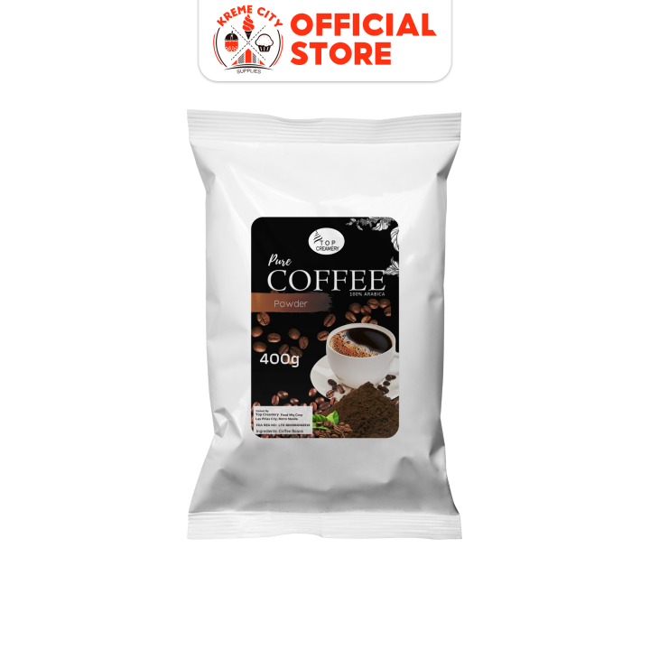 Top Creamery Pure Coffee Powder 400g | Lazada PH