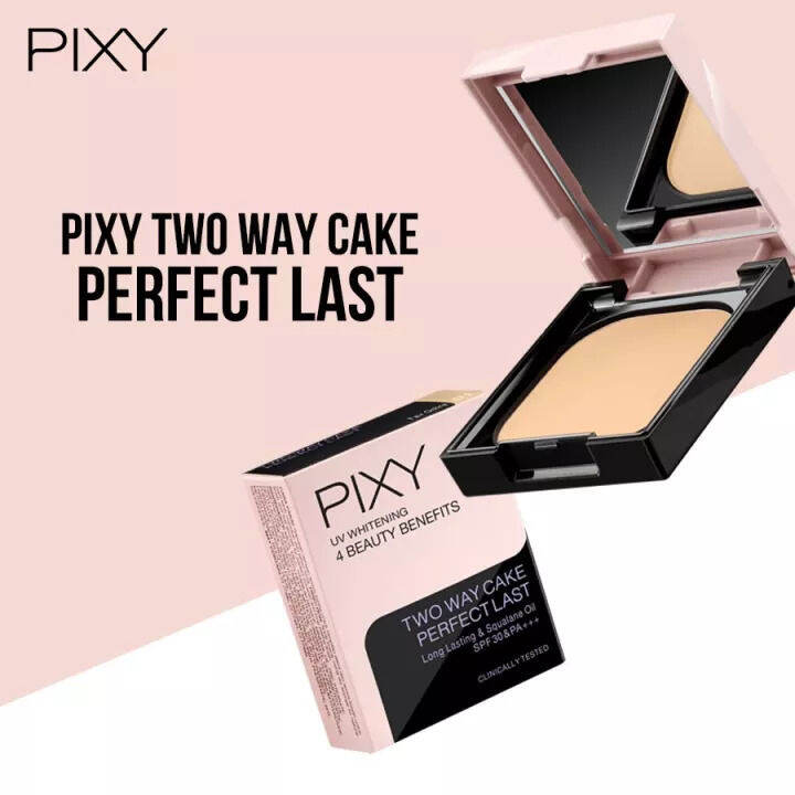 Pixy UV Whitening Two Way Cake Perfect Last SPF 30 | Lazada Indonesia